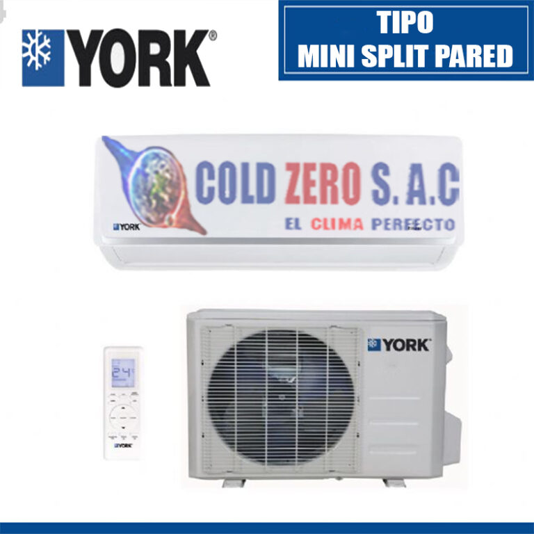 AIRE ACONDICIONADO MINI SPLIT YORK – COLD ZERO S.A.C